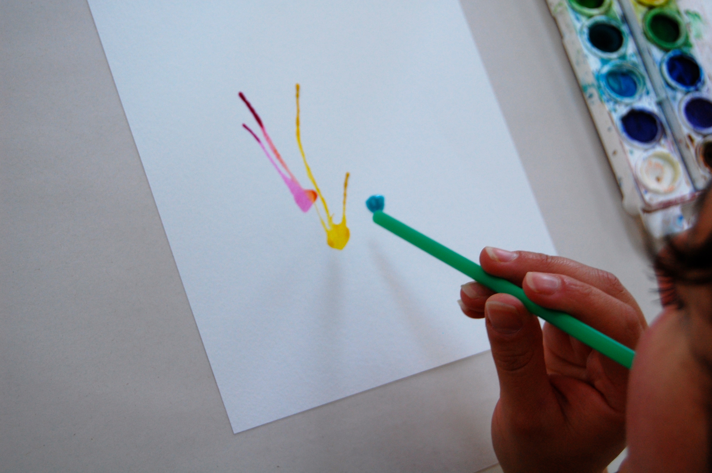 Watercolor Blow Painting – Fuel the Maker in YOU